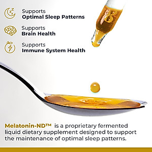 Premier Research Labs Melatonin-ND - Fermented Melatonin - Immunity Supplement - Probiotic-Cultured Melatonin - Liquid Melatonin - Pure Vegan - Organic Ingredients - 2 fl oz - 54 Servings