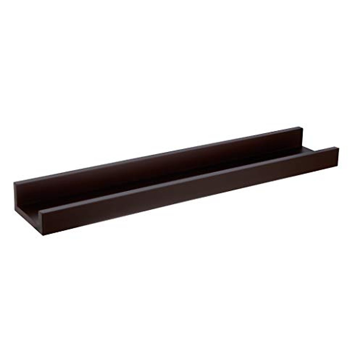 kieragrace Edge Picture Frame Floating Ledge, 23" x 4", Espresso