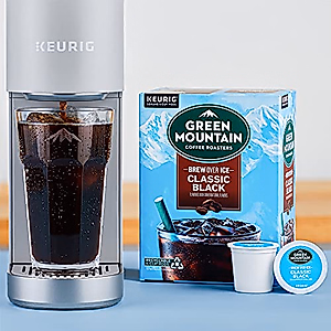 Green Mountain Coffee Roasters Brew Over Ice Classic Black, Single Serve Keurig K-Cup Pods, Medium Roast Iced Coffee, 12 Count