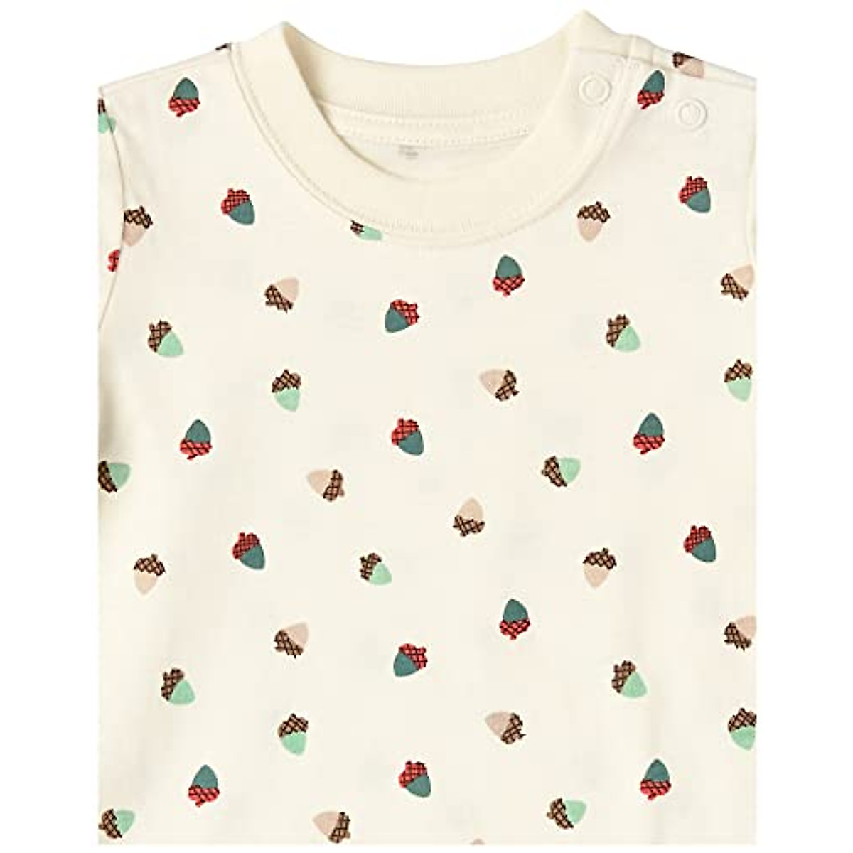 Amazon Essentials Baby Boys' Short-Sleeve Tee, Pack of 5, Ivory Forest, 18 Months