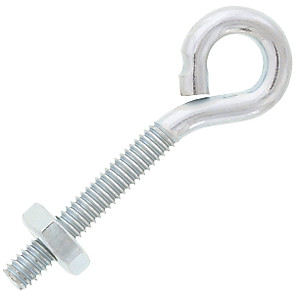 Chicago Hardware, 07010 2, Eyebolt, 8-32In, 1/4In, Turned Wire, PK10