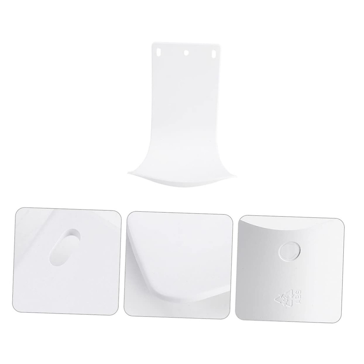STOBAZA 2pcs Plastic Water Tray Foaming Drip Trays Decorative Tray Garnish Tray Wall Mount Soap Dispenser Stand Bracket Foam Soap Decorative Soap Abs Drop White Washing Machine