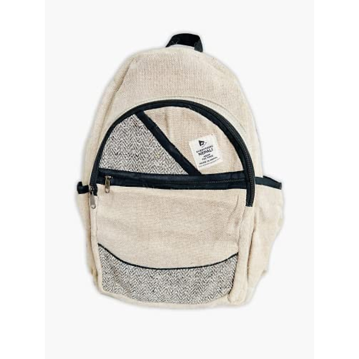 Backpack, Fits laptop, Eco friendly, Organic Hemp travel and laptop Backpack, handcrafted by the best artisans in Nepal (Alpine)