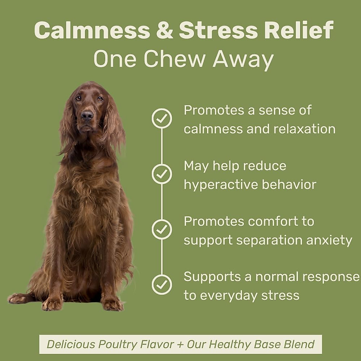 Canine Keeps Calming Chews for Dogs - Relaxation with Hemp, Chamomile & Valerian Root - Dog Anxiety Relief Supplement - Aids Separation, Travel & Storms - Calming Treats for Dogs - 90 Ct.