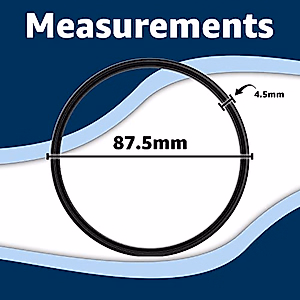 Jmoe USA Lid Gaskets Seals For Stanley 30oz and 40oz Adventure Quencher H2.0 Flowstate Tumblers | 4-Pack | Sealable Bag | Prevent Leaks, Stay Hygenic, BPA-Free Silicone, Food Grade, and Dye Free