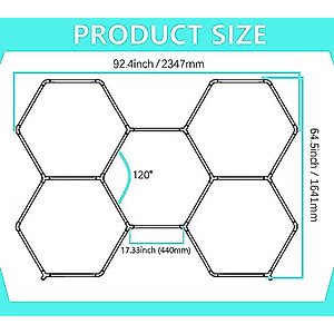 SENKOYU 24 Pack LED Garage Lights, 144W 15950LM 6500K Daylight White, Linkable Plug-in Ceiling Light for Garage Workshop Basement Gym Warehouse 95x66inch