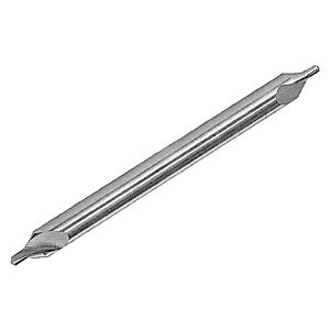 HHIP 5000-0034#3 High Speed Steel Center Drill and Countersink, 7/64" Drill Diameter, 1/4" Body Diameter, 6" OAL