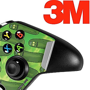 Skinit Decal Gaming Skin Compatible with Xbox One S Controller - Officially Licensed Warner Bros Pickle Rick Pattern Design