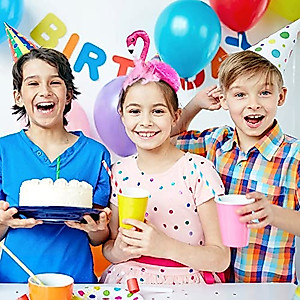 PRETYZOOM Hawaii Flamingo Headband Creative Flamingo Headdress for Hawaii Carnival Tropical Party Hair Accessory