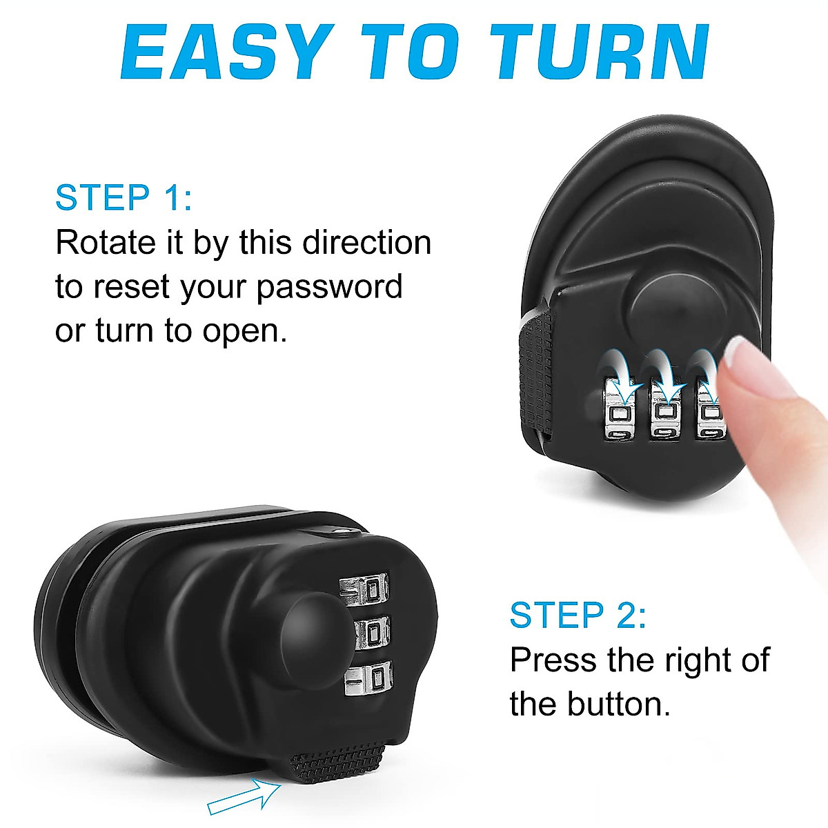 UrbanX Professional Trigger Lock - 3 Digit Combination Lock for ALFA Defender .40 S&W - Fits Pistols, Rifles, BB Rifles & Shotguns - 1 Pack
