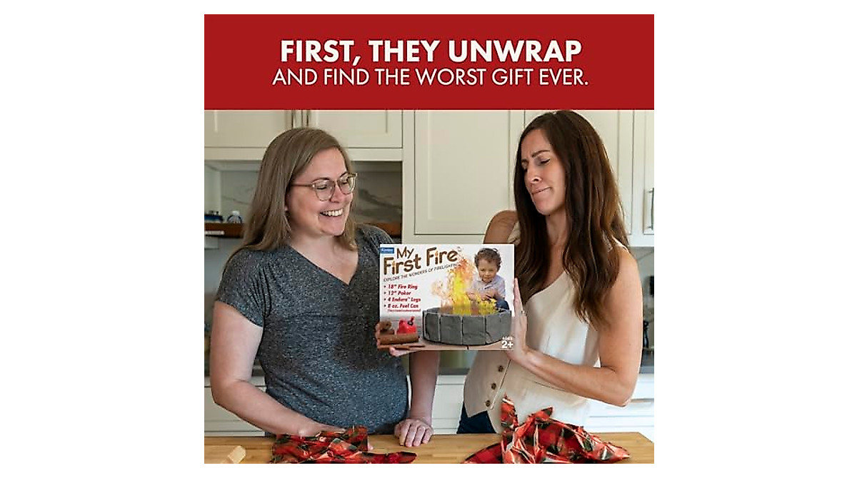 Prank-O First Fire Prank Gift Box - Hilarious Fake Packaging for Gifts