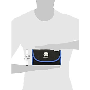 K1C2 Knit Happy Fold-N-Go Notions Box, Black/Blue