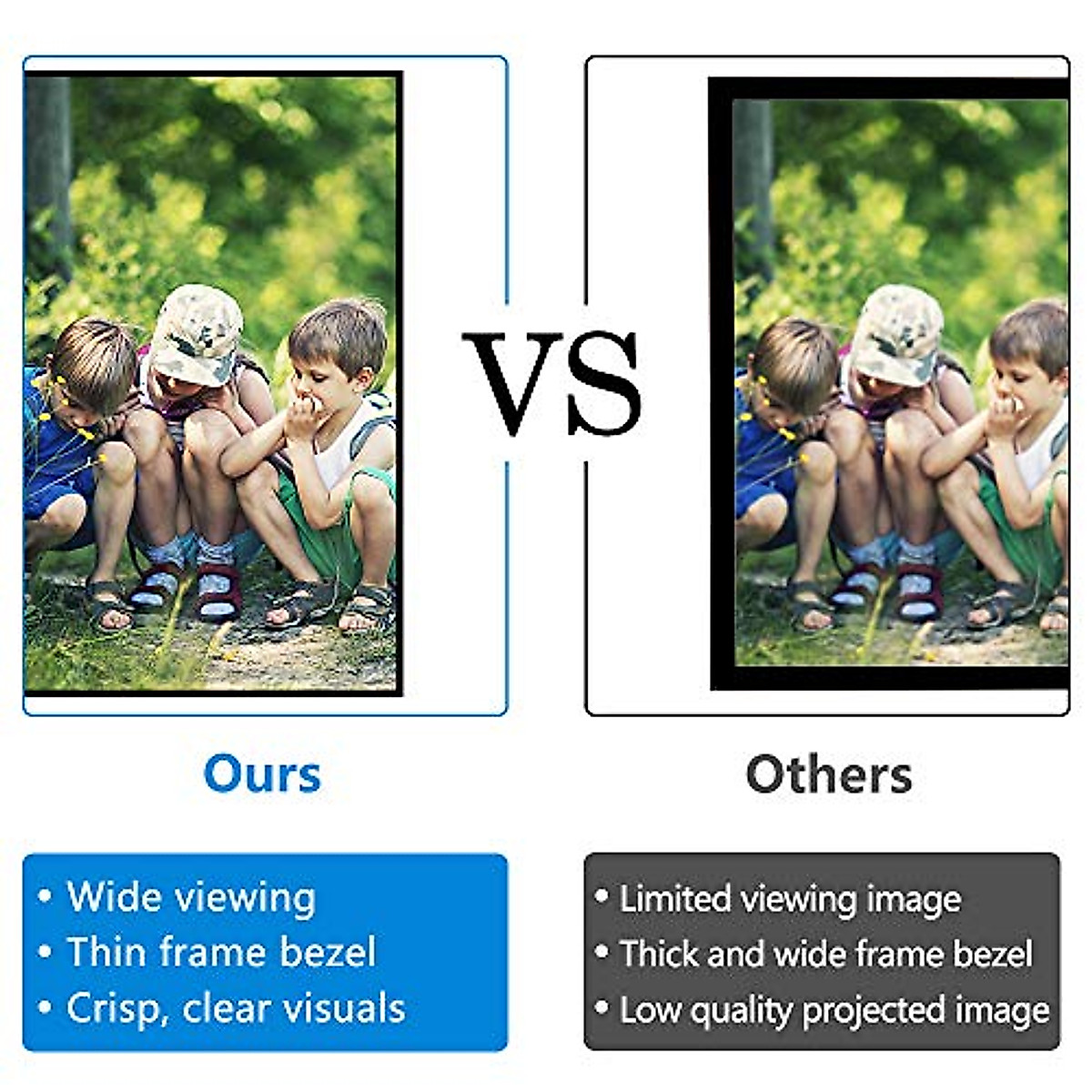 ShowMaven 120" 4K Fixed Frame Edge Free Projector Screen