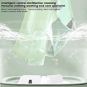 Mini Washing Machine Portable 6L, 12V 60W Folding Laundry Machine- 3 Adjustable Timing Modes, Durable Electric Washing Machine for Underwear Socks Toy Baby Clothes, for Dorm Camping RV Travel Laundry