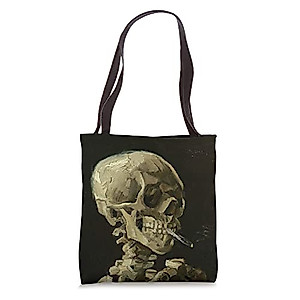 Vincent van Gogh Head of a Skeleton with a Burning Cigarette Tote Bag