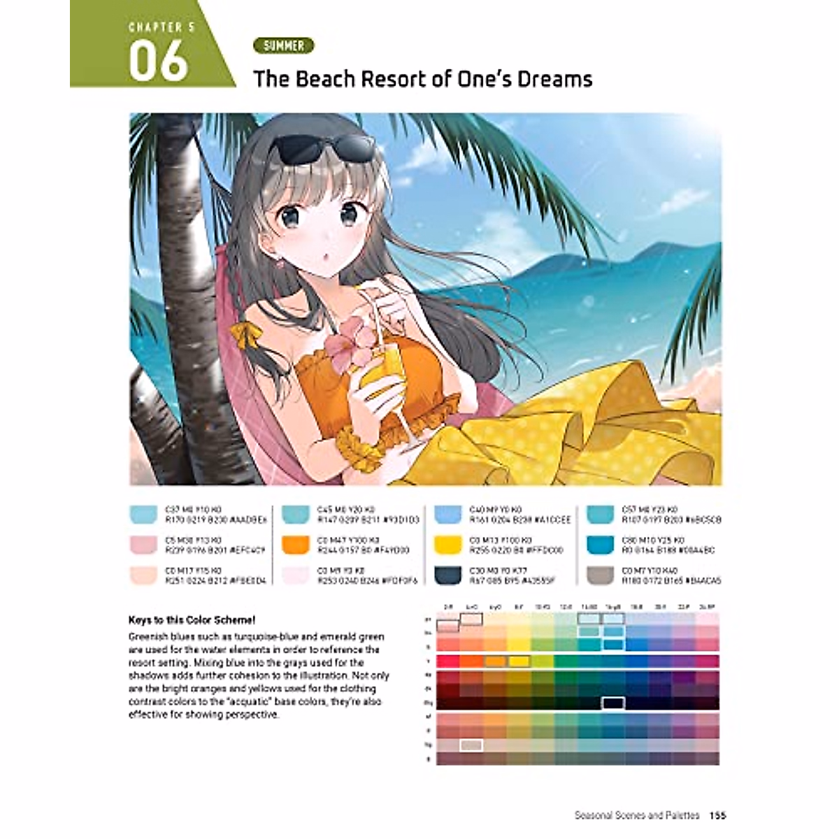 Anime & Manga Digital Coloring Guide: Choose the Colors That Bring Your Drawings to Life! (With Over 1000 Color Combinations)