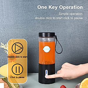 ESSISH 530ML Electric Juicer Portable Smoothie Blender USB Rechargeable Food Processor Fruit Mixer Mini Juicer Blender Cup A