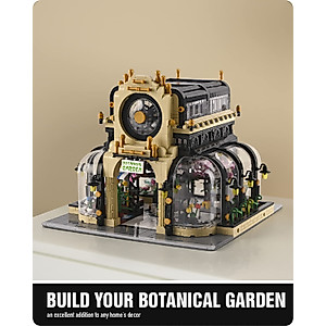 Nifeliz Street Botanical Garden MOC Building Blocks and Engineering Toy, Construction Set to Build, Model Set and Assembly Toy for Teens and Adult(2147 Pcs)