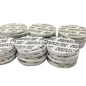 Sunscreen Flask Seals for Cruise Booze Hidden Liquor Bottles Sneak Alcohol | 100 PACK | 21mm | Fits Nearly All Secret Flasks