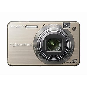 Sony Cybershot DSCW150/G 8.1MP Digital Camera with 5x Optical Zoom with Super Steady Shot (Gold)