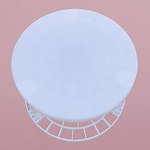 KaiLife Makeup & Artist Paint Brush Holder 49 Hole Plastic Desk Stand Holding Rack for Pens, Pencils, Eyeliner, Cosmetic Brushes Crate Storage Organizer White