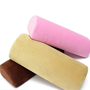 SKYZONAL Multi-use Bolster Pillow for Legs Back Neck Lumbar Spine Knee Pain Relief Memory Foam Support Pillow (Yellow)