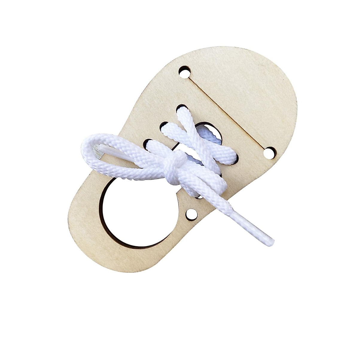 AMLESO Wooden Montessori Busy Board Activities Learn Their Shoes Activities Accessories for Preschool Kids Children