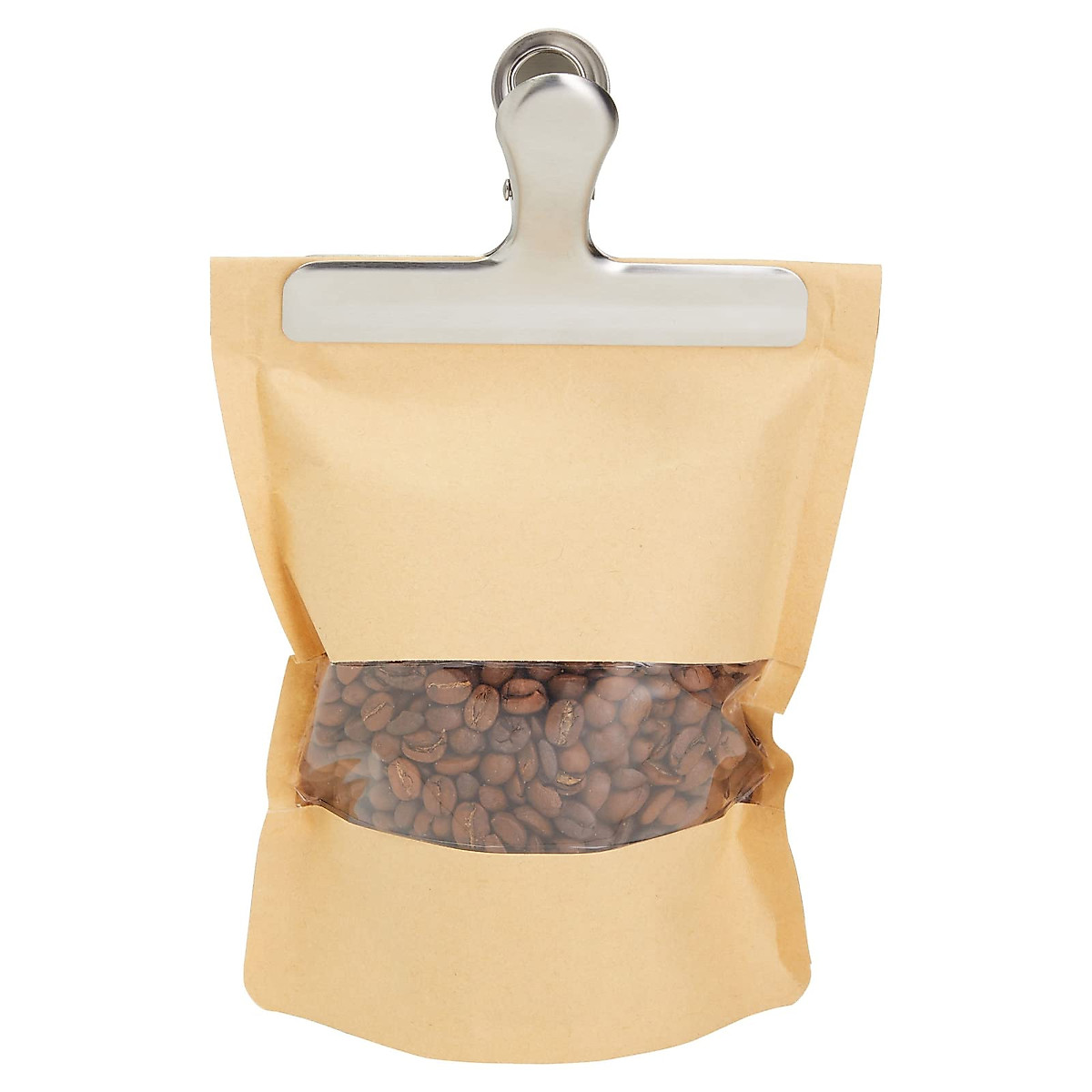 Stockroom Plus Metal Chip Clips for Food Storage, Stainless Steel Bag Clips for Kitchen Supplies (3 Sizes) - Set of 10