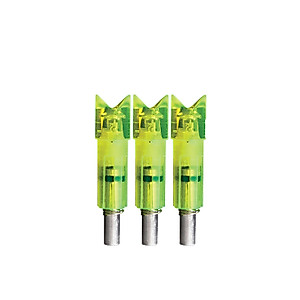 Lumenok Gold Tip Crescent Bolt End (3-Pack), Green