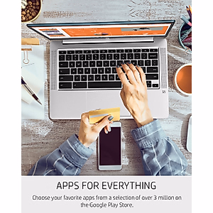 HP Chromebook 14 Laptop, Intel Celeron Processor, 4 GB RAM, 32 GB eMMC, 14” FHD (1920 x 1080) Chrome OS, Webcam & Dual Mics, Work, Entertainment, School, Long Battery Life (14a-na0180nr, 2021)