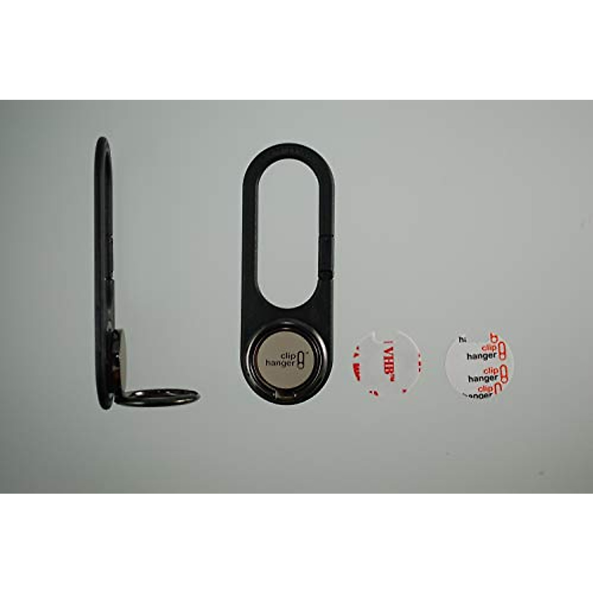 Cliphanger Pivit Black with Black Kickstand Ring Holder