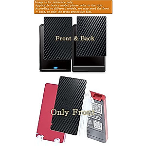 Vaxson 2-Pack Protector Film, compatible with Panasonic RP-SBD512P3 RP-SBD Black Sticker Skin [ Not Tempered Glass Screen Protectors ]