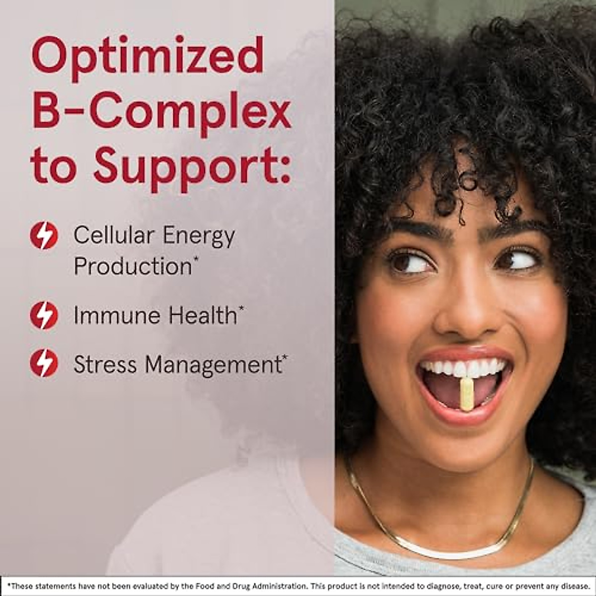 Jarrow Formulas B-Right Optimized B-Complex, Dietary Supplement for Cellular Energy, Immune Health and Stress Management Support, 100 Veggie Capsules, 100 Day Supply