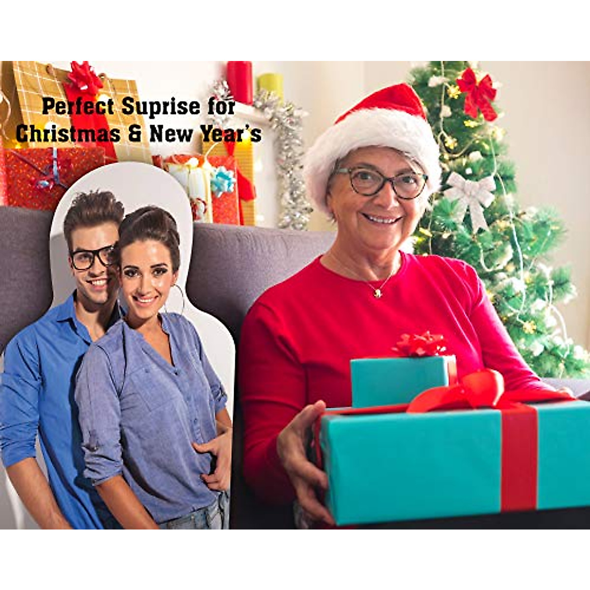 SignPro Custom Photo Cutout - Fan Cutouts - Party Cutouts - Custom Photo Cut Out - 18" X 30" Cutout on 4mm White Corrugated Coroplast Weatherproof Plastic - 1pc