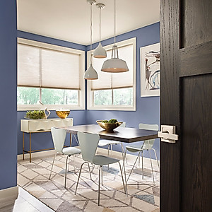 SCHLAGE Lever with Upland Trim Non-Turning Lock, Satin Nickel (F170 NBK 619 ULD)