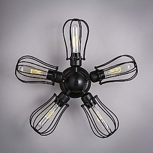 T10 LED Bulbs Daylight 4000K LED Tubular Edison Light Bulbs 4W Dimmable Tube Vintage Led Bulbs 40 Watt Equivalent,E26 Medium Base, LED Filament Retro Bulb for Desk Lamp, (6-Pack), 6 Count (Pack of 1)