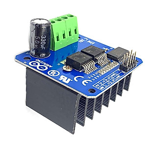 Kiro&Seeu Double BTS7960B DC 43A Stepper Motor Driver Module H-Bridge PWM Driving Board Compatible with Arduino Smart Car Raspberry Pi