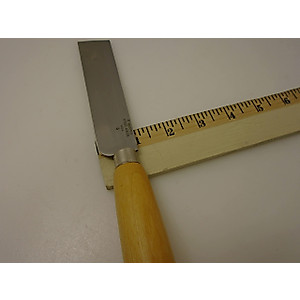 Dexter USA Set of (3) R Murphy USA #5 Square Point Rubber Knives, wood handles 5 SWRU Utility, multi use fixed blade craft knife