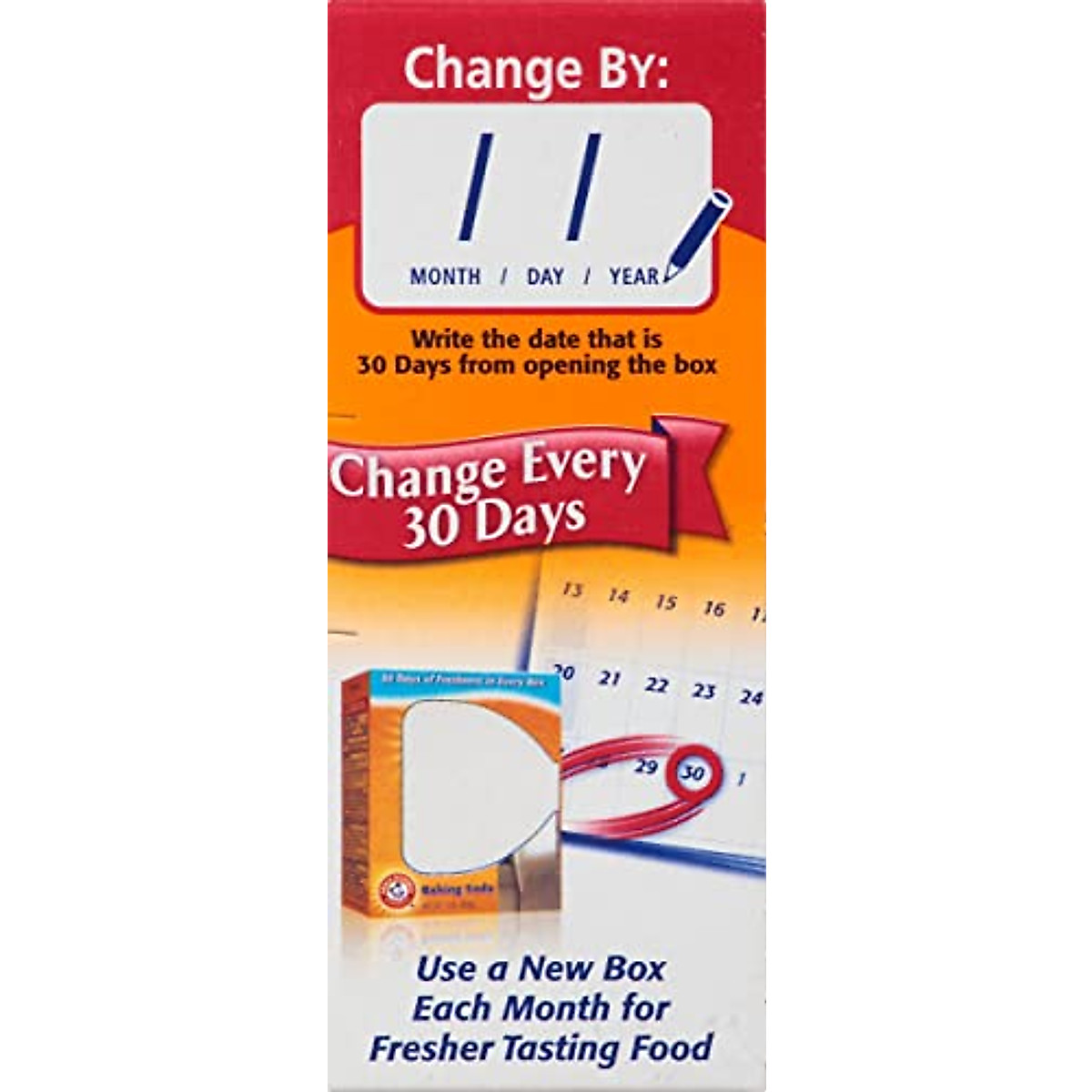 Arm & Hammer baking Soda, Fridge-N-Freezer Pack, Odor absorber, 14oz Pack, (case Of 12)