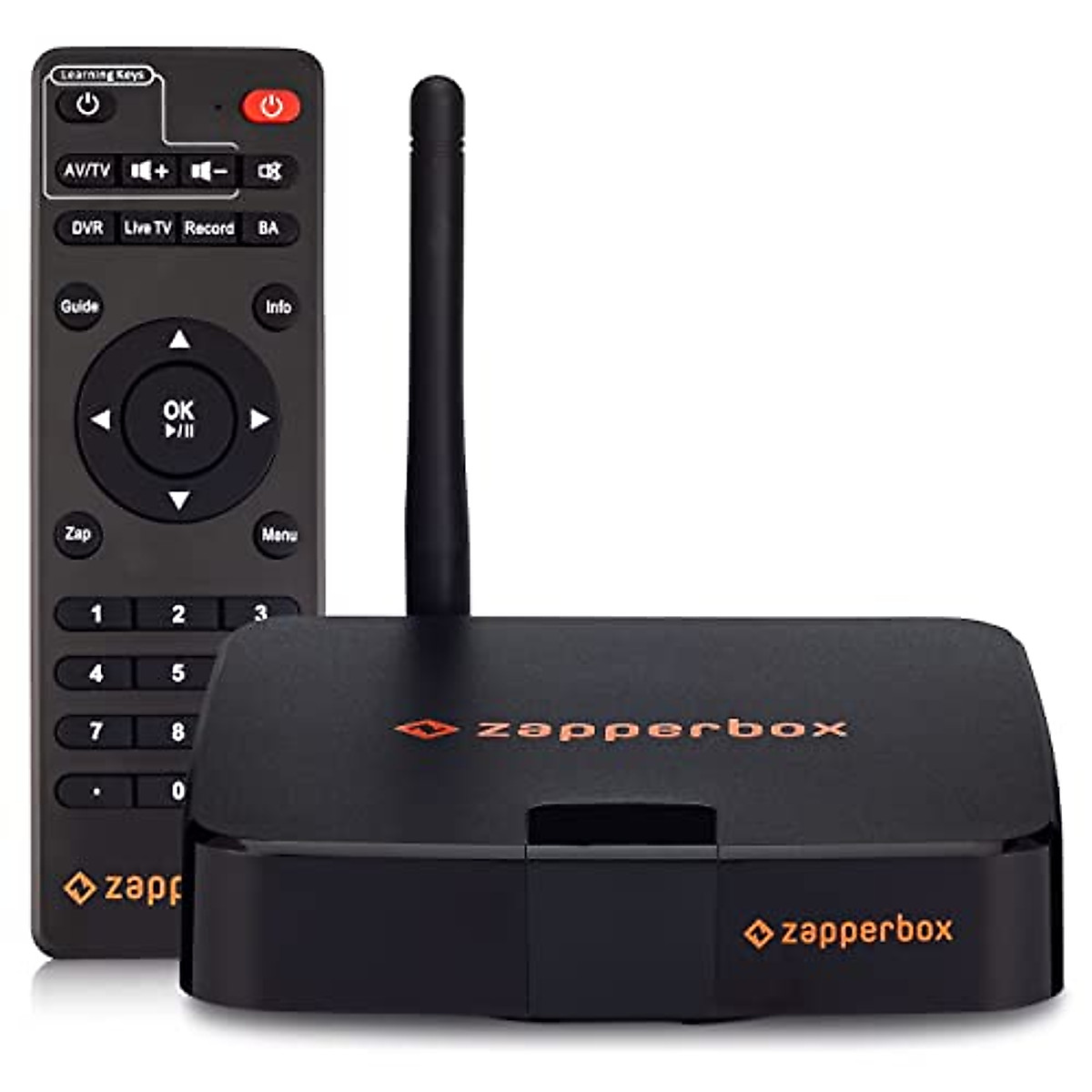ZapperBox M1 ATSC 3.0 OTA Tuner & DVR with 4K, HDR, and Channel Guide (Single Tuner)