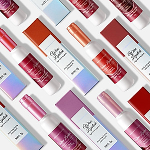 RTBYUE 6 PCS Hydrating Lip Gloss set, Red Wine Bottle Plumping Lifter Lipgloss, Glitter Moisturizing Lip Glow Oil, Long Lasting Tint Lip Stain, Natural Lip Plumper Balm (2-Generation)