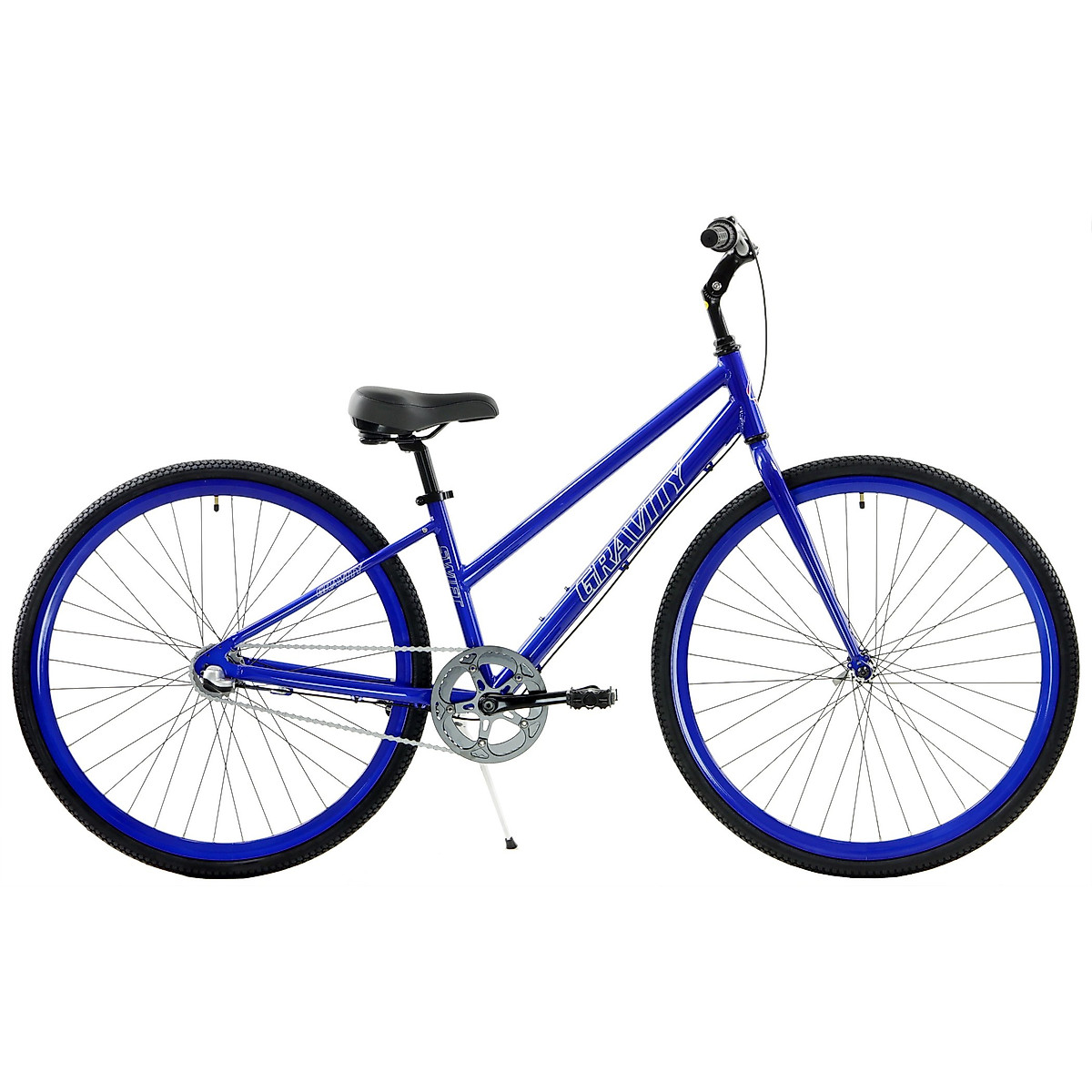 Gravity Swift 3 Shimano Nexus 3 Speed Internal Hybrid Coaster Brake Bike Simple (Jet Black, 22" Mens fits Most Riders 6' 2' to 6' 5"+)