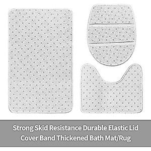 LOKMU 4 Pcs Shower Curtain Sets with Non-Slip Rugs, Toilet Lid Cover and Bath Mat,Green Paint and Golden Shiny Veins Spilled Waterproof Shower Curtain with 12 Hooks, Bathroom Decor Sets, 72"x 72"