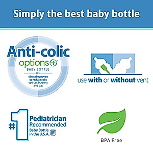 Dr. Brown's Options + Wide-Neck Glass Baby Bottle Starter Set