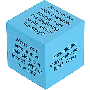 Teacher Created Resources 20634 Foam: Reading Comprehension Cubes