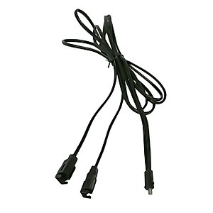 KD 2 Pin Splitter Y-Cable Connect Two Motors to One Transformer Extension Cable for Electric Recliner Sofa Sectional 60"