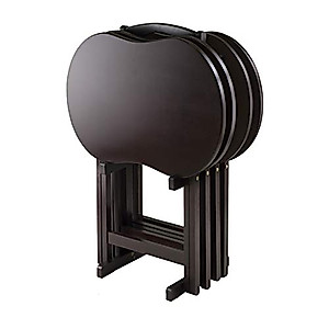 Winsome Skippy Snack Table, Dark Espresso