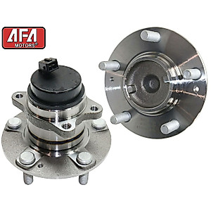 Afa Motors 512434 Rear Wheel Bearing Hub Assembly 5 Lugs Compatible with Kia Soul 2010-2013 Low-Runout Wheel Bearing w/ABS 2 Pack