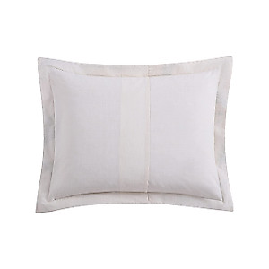 Tommy Bahama - King Duvet Cover Set, Cotton Bedding with Matching Shams & Button Closure, All Season Home Decor (Birds of Paradise Beige, King)