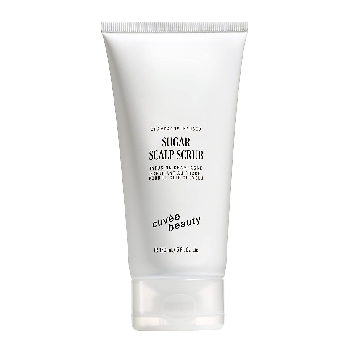 Cuvee Sugar Scalp Scrub - 5 fl oz - Hair Exfoliator - Removes Dead Skin, Oil, Sweat & Dirt - Ideal for Flaky/Oily Scalps - Champagne-Infused Formula with Resveratrol & Ceramides - Color Safe